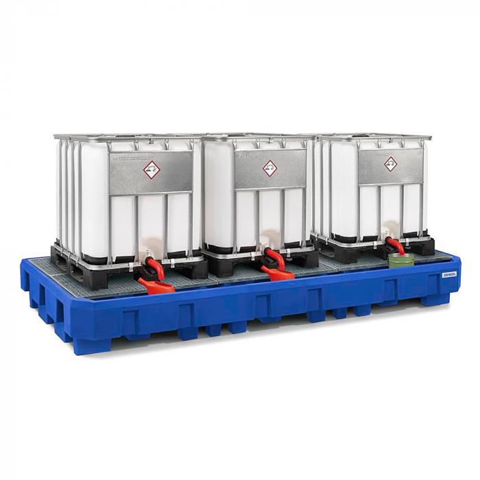 Collection tray classic-line - polyethylene (PE) - for IBC - with ...